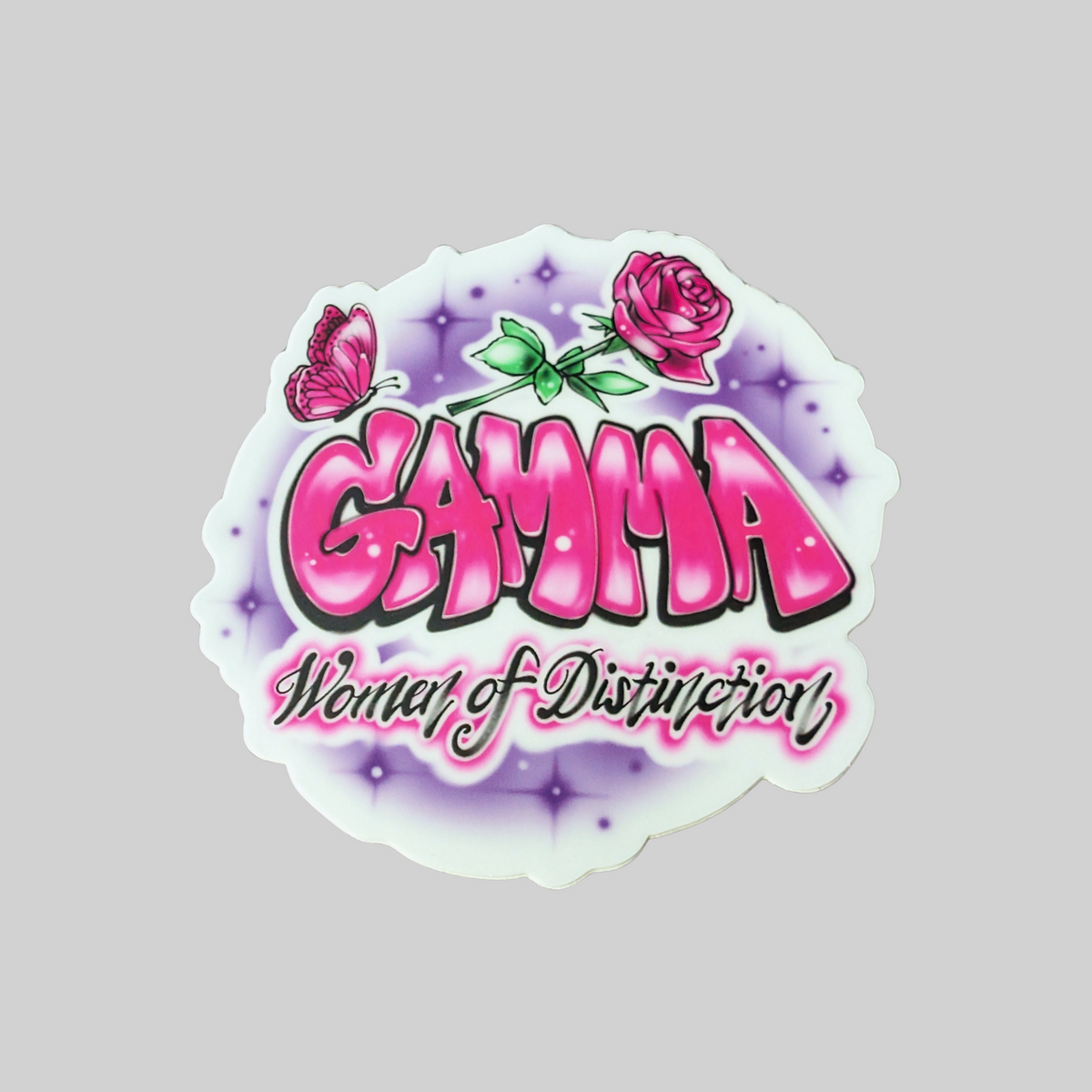 Gamma Women of Distinction Sticker – Royal Roots Greek Apparel, LLC